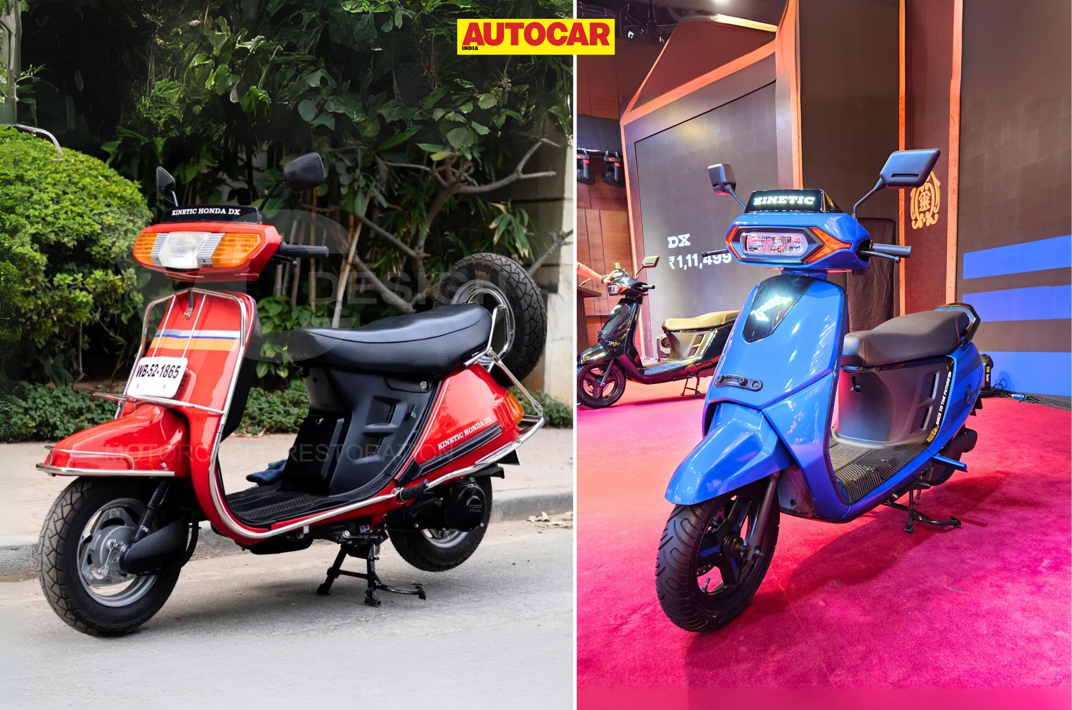 Kinetic DX electric vs original: designs examined - Introduction | Autocar India